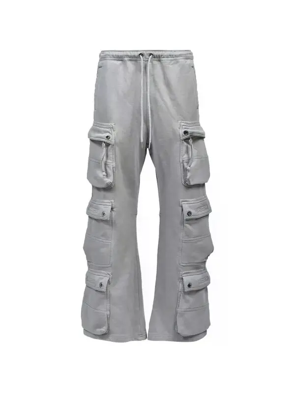BREATH Eyelet-detail Cargo Pants - Grey
