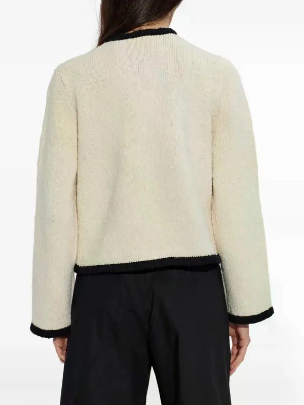 BY MALENE BIRGER Rikko Front-pocket Cardigan - Neutrals