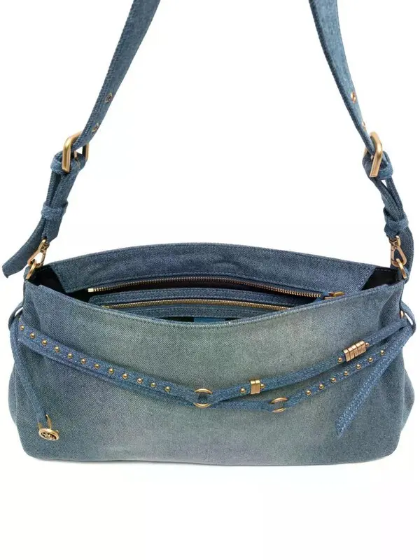 Pinko Large Studded-strap Shoulder Bag