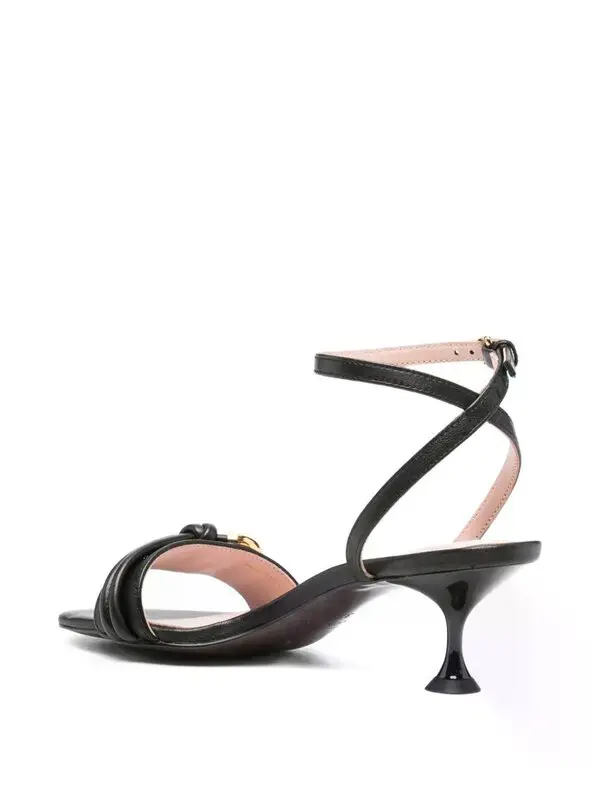 COCCINELLE Knot Leather Sandals