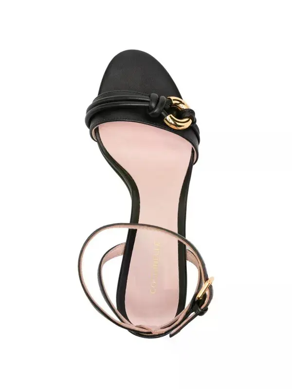 COCCINELLE Knot Leather Sandals
