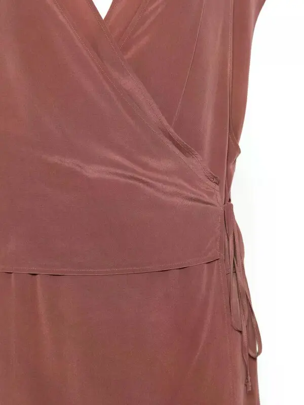 ALYSI V-neck Wrap Maxi Dress