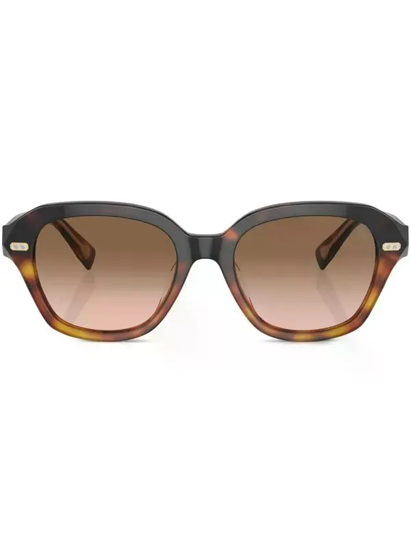 Brunello Cucinelli Round-frame Sunglasses - Brown