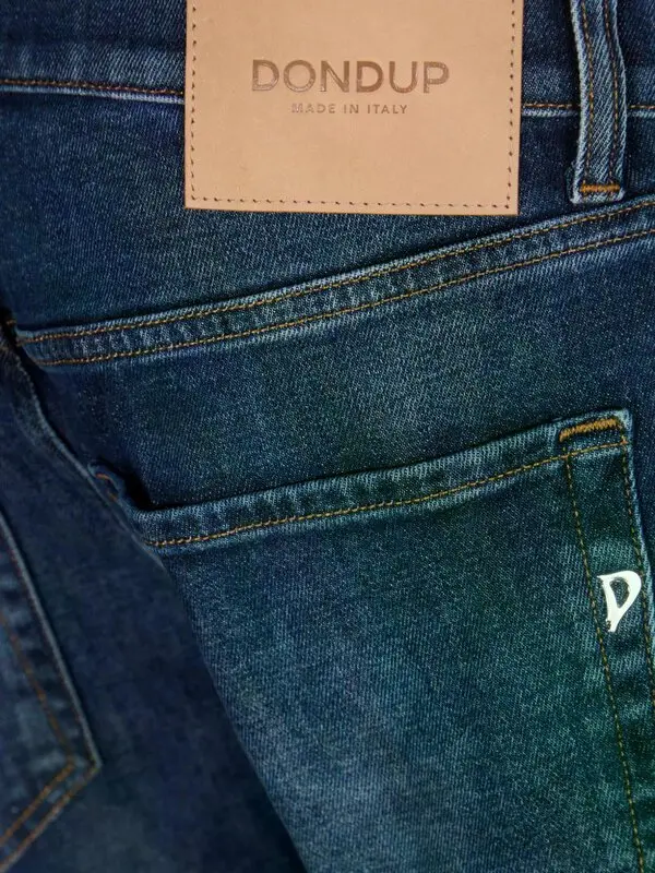 DONDUP Cuffed Straight Leg Jeans