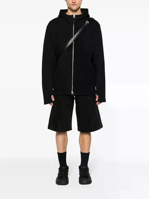Adidas Flames Mid-rise Denim Shorts