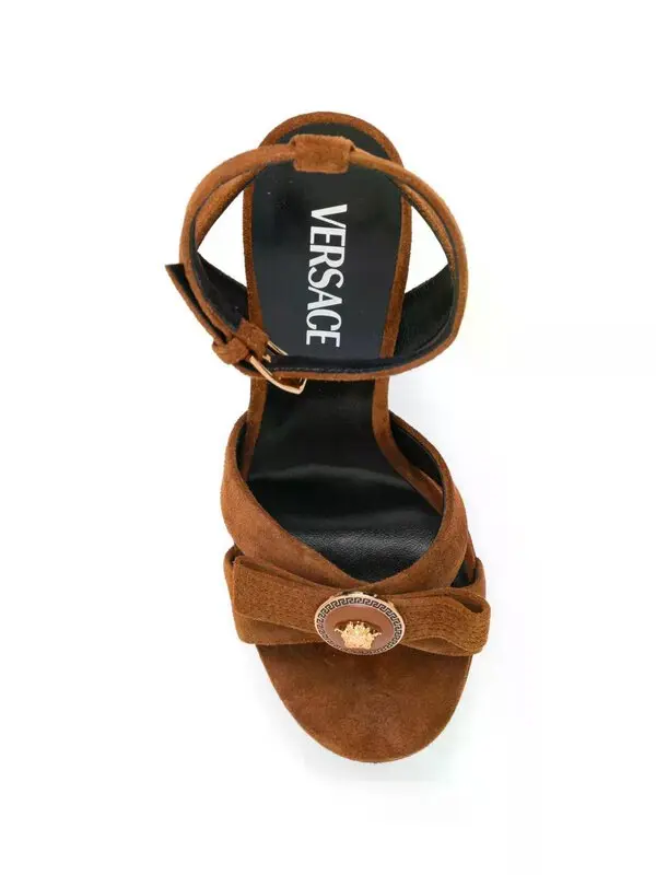 Versace 140mm Sandals - Brown