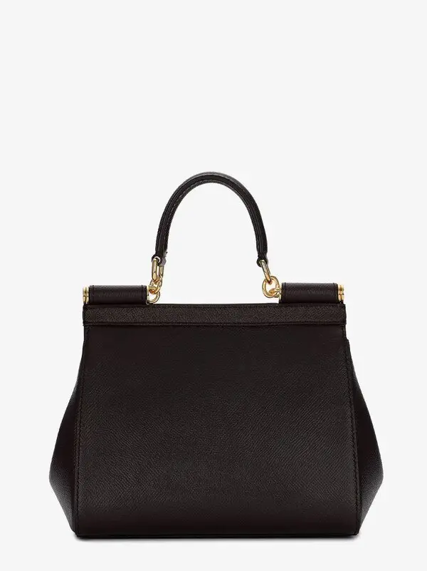 Dolce & Gabbana Sicily Medium Leather Crossbody Bag