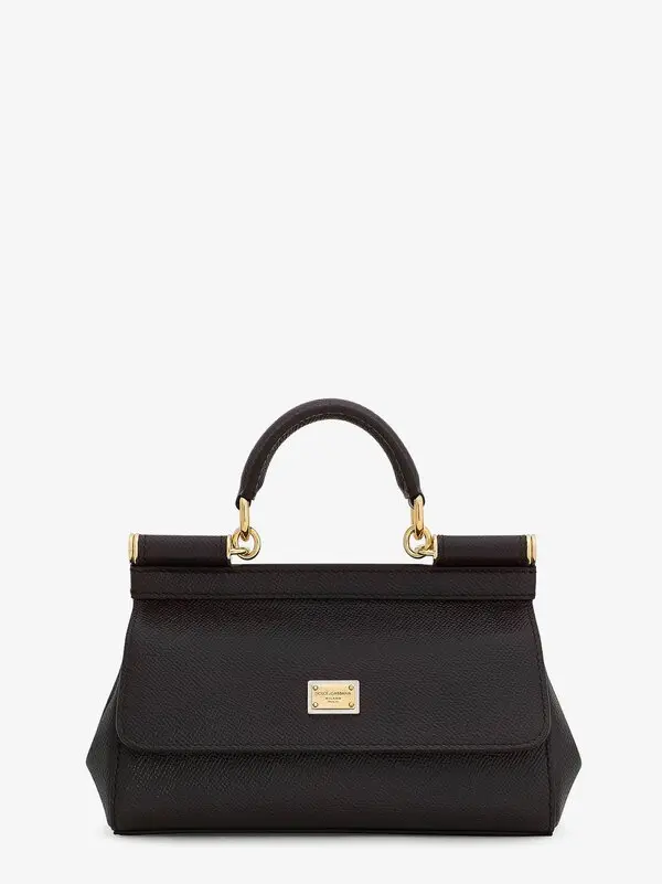 Dolce & Gabbana Sicily Small Leather Crossbody Bag