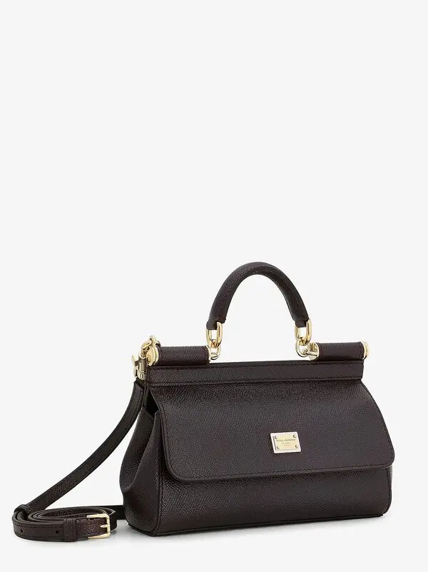 Dolce & Gabbana Sicily Small Leather Crossbody Bag