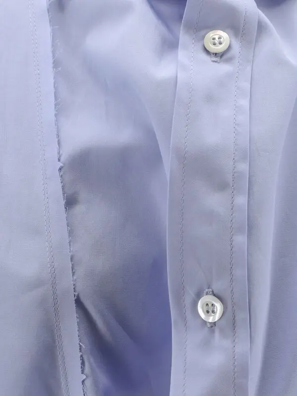 MAISON MARGIELA Cotton Shirt - Blue