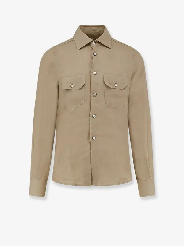 Kiton Linen Shirt - Beige