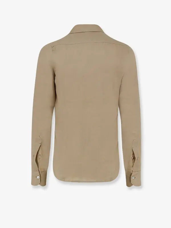 Kiton Linen Shirt - Beige