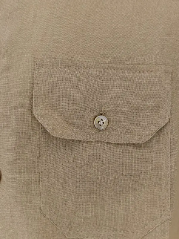 Kiton Linen Shirt - Beige