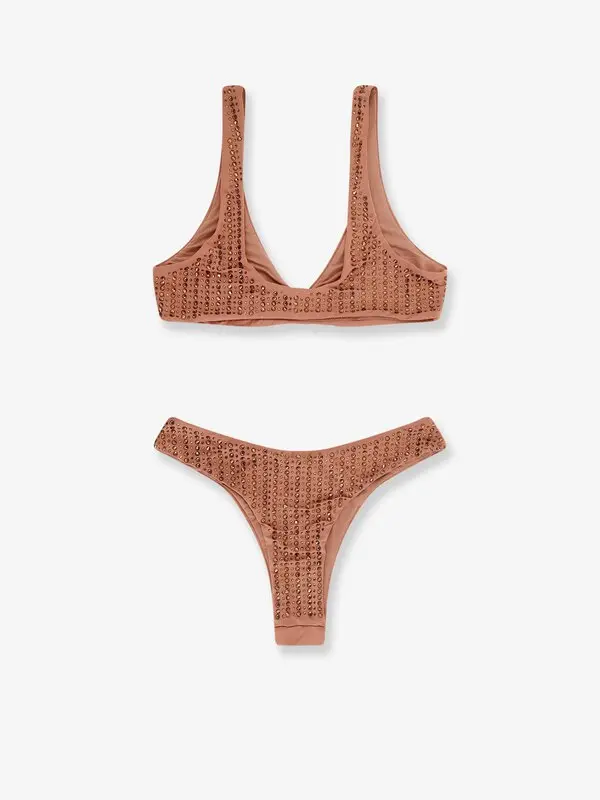 VENUJA Nylon Rhinestone Bikini