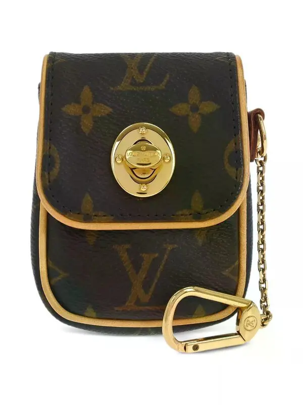 LOUIS VUITTON 2008 Monogram Keyring - Brown
