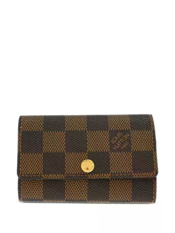 LOUIS VUITTON 2011 Damier Pattern Key Case - Brown