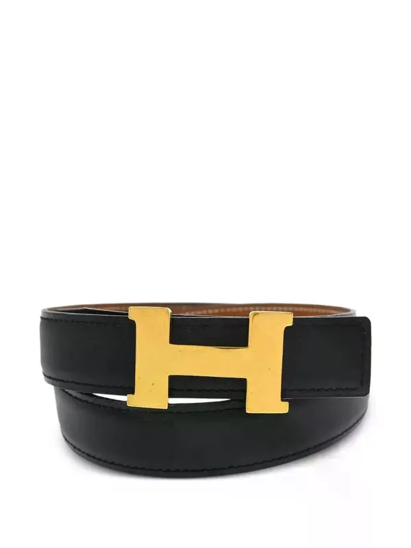 Hermès 1995 Constance-buckle Belt - Black