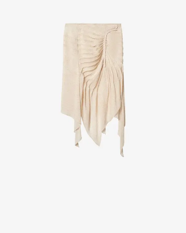 Isabel Marant Étoile Taylora Printed Silk Georgette Midi Skirt