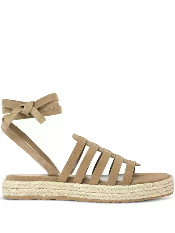 GIANVITO ROSSI Pompei Tie-fastening Espadrille - Neutrals