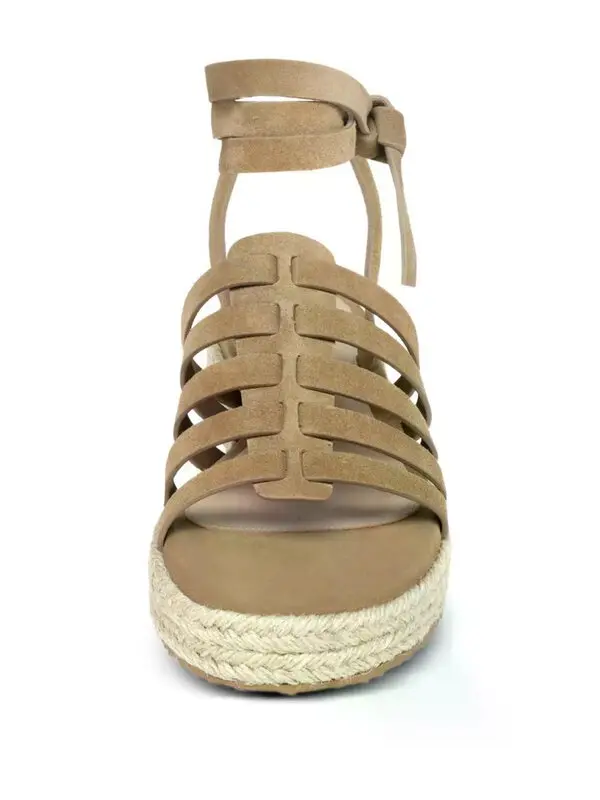 GIANVITO ROSSI Pompei Tie-fastening Espadrille - Neutrals