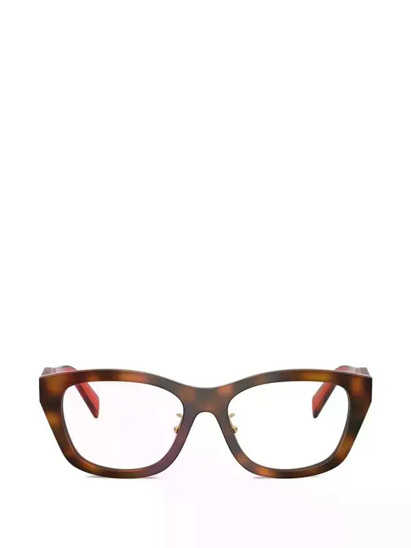 Prada Tortoiseshell Eyeglasses - Brown