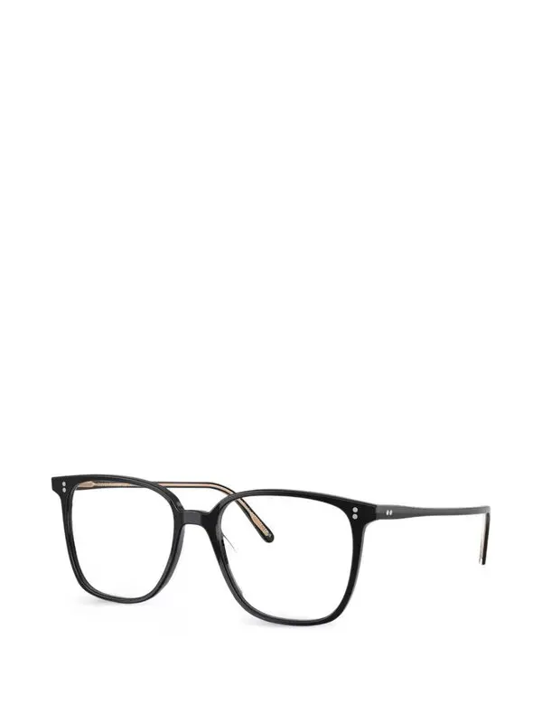 Oliver Spencer Square Frame Eyeglasses - Black