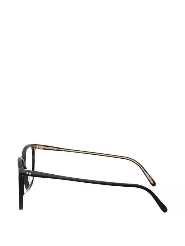 Oliver Spencer Square Frame Eyeglasses - Black
