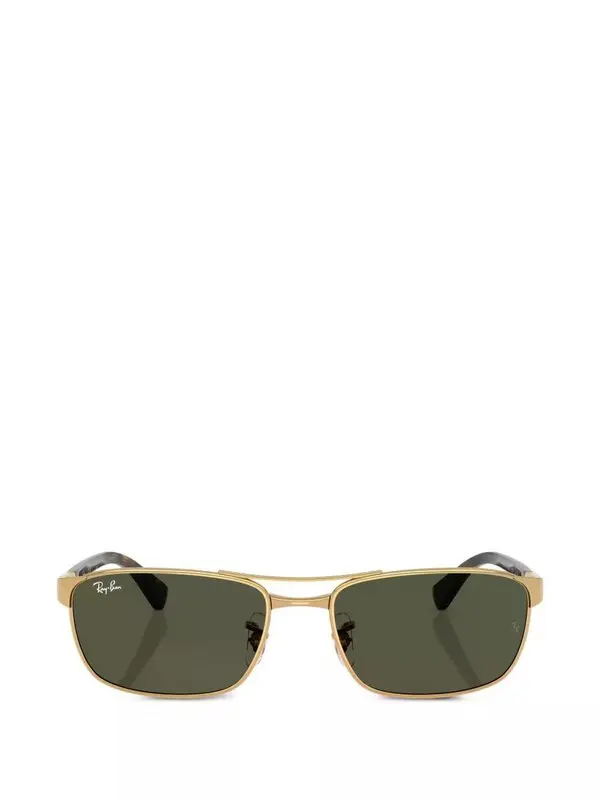 Ray-ban Square Frame Sunglasses - Gold