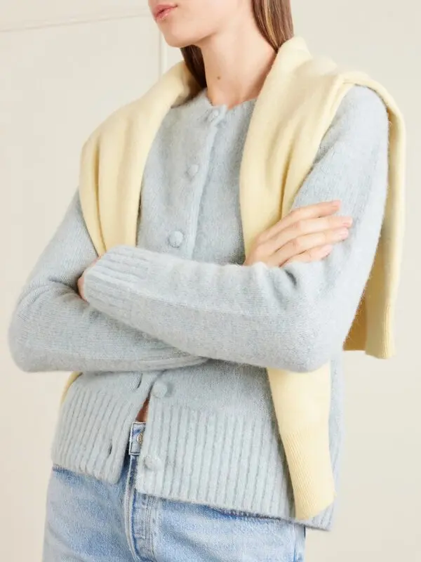 THE ELDER STATESMAN Indie Alpaca-blend Cardigan