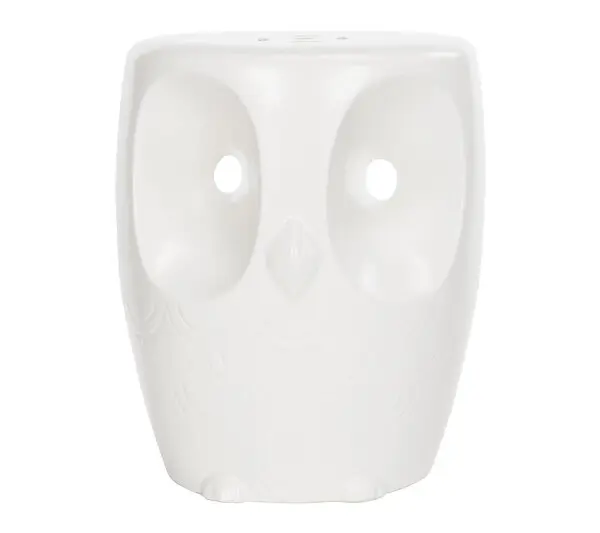 SAFAVIEH Owl, 17.5 Inch, Ceramic Garden Stool Valerie - One-color
