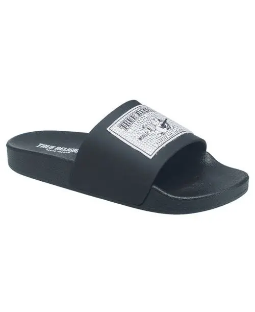 True Religion Kendra Pool Slide - Black