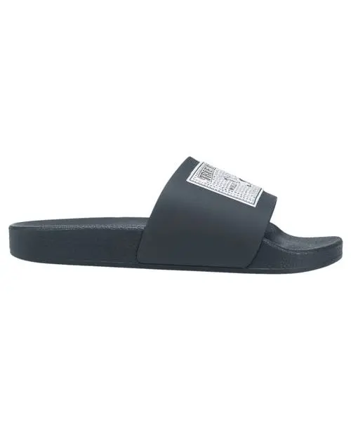 True Religion Kendra Embellished Pool Slide Sandals - Black
