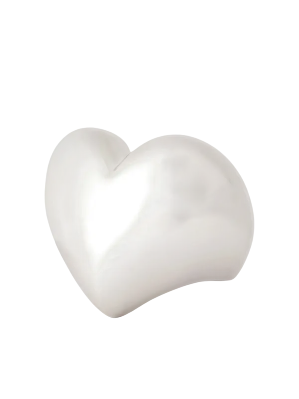 JENNIFER FISHER Puffy Heart Plated Ring - Silver