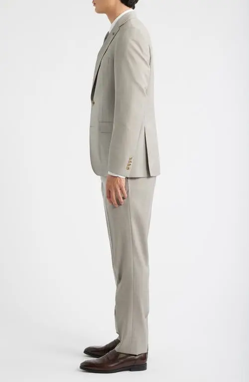 JACK VICTOR Esprit Tan Mélange Wool Suit