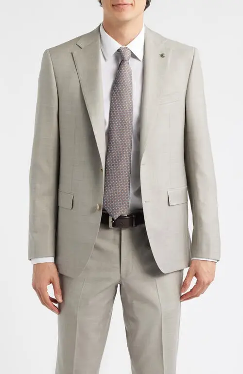 JACK VICTOR Esprit Tan Mélange Wool Suit