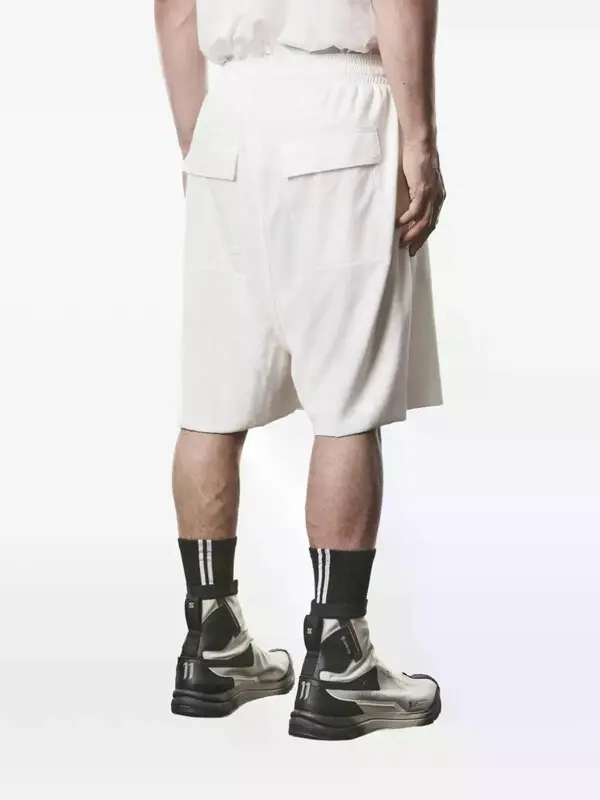 THOM KROM Drawstring Pocket Shorts - White