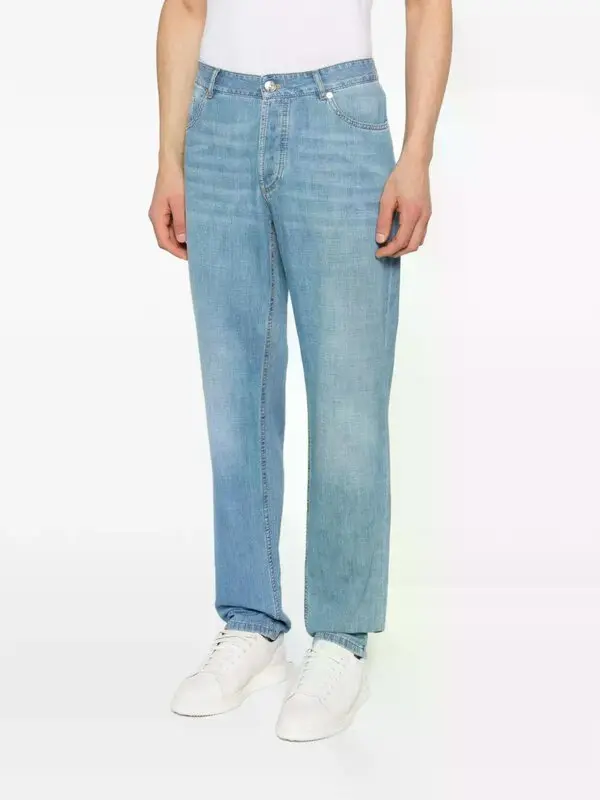 Brunello Cucinelli Embroidered Jeans