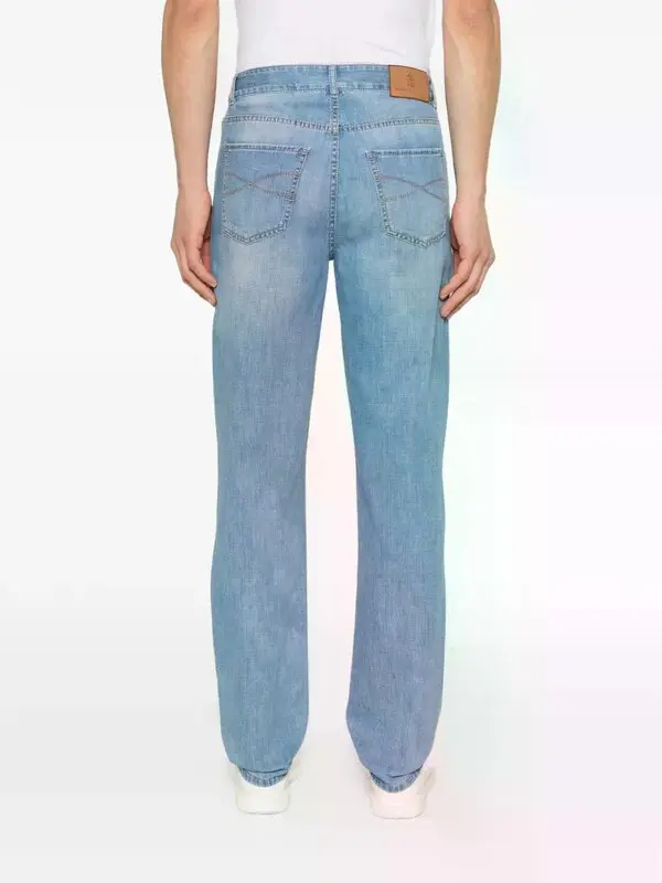 Brunello Cucinelli Embroidered Jeans