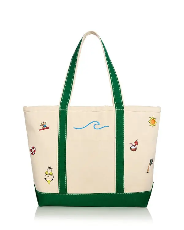 C.BONZ C. Bonz Cali Mini Sprinkle Medium Canvas Tote Bag