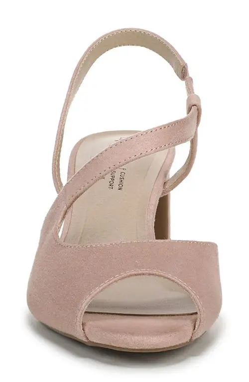 LIFESTRIDE Theo Slingback Peep Toe Pumps - True Blush