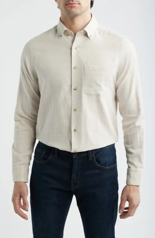 Scott Barber The Chambray Button-down Shirt - Birch