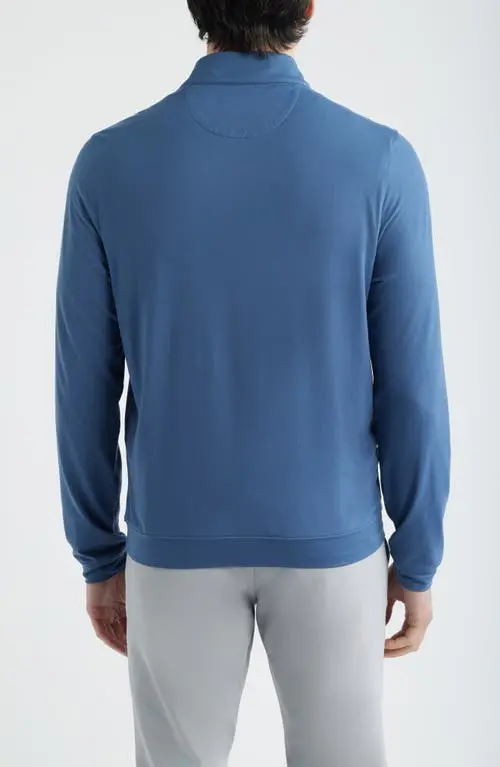 Scott Barber Quarter Zip Pullover - Indigo