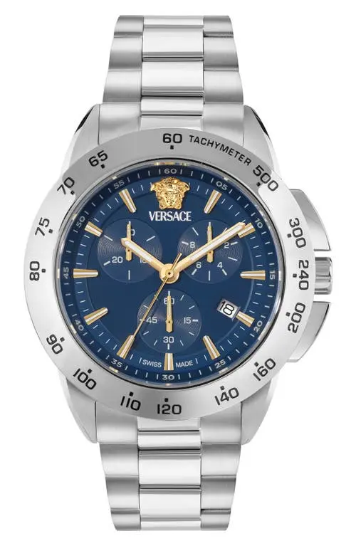 Versace V-sport Bracelet Chronograph Watch - Stainless Steel