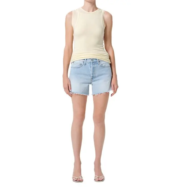 AGOLDE Parker Long Loose Fit Vintage Shorts