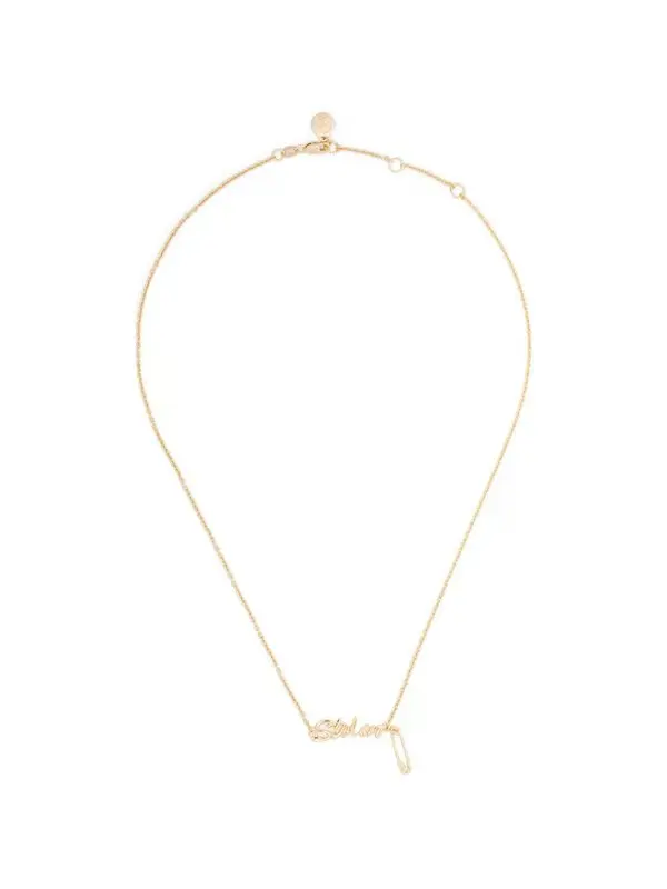 STOLEN GIRLFRIENDS CLUB Sentimental Script Necklace - Gold