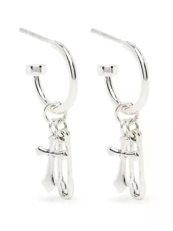 STOLEN GIRLFRIENDS CLUB Gothic Pin Earrings - Silver