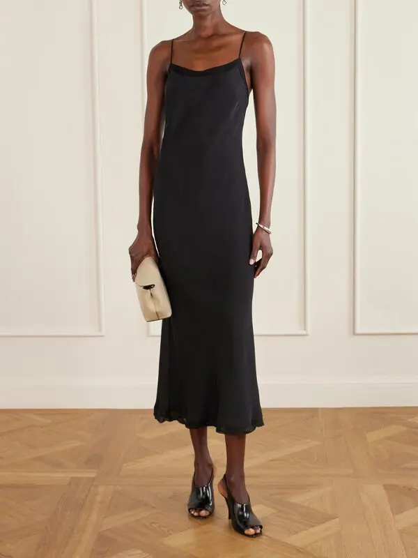 TOTEME Silk-satin Slip Maxi Dress