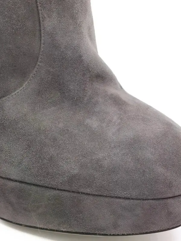 GIANVITO ROSSI Suede Platform Mid-calf Boots