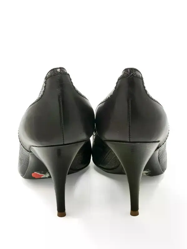 Burberry Leather Fringe Pumps