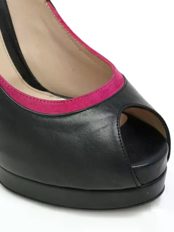 Fendi Peep-toe Platform High Heel Shoes